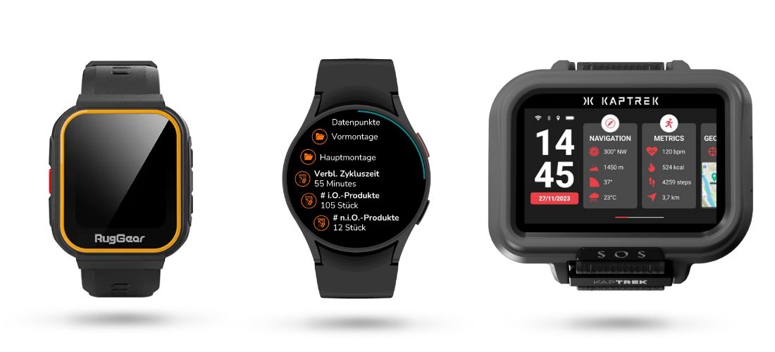 Smartwatch in industries - Kaptrek